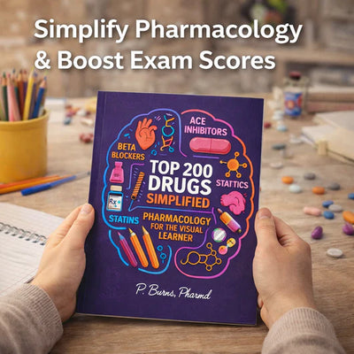 Top 200 Drugs Simplified Pharmacology Coloring Book and Study Guide ...