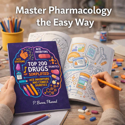 Top 200 Drugs Simplified Pharmacology Coloring Book and Study Guide ...