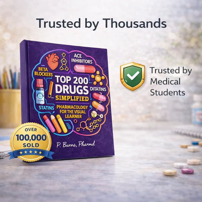 Top 200 Drugs Simplified Pharmacology Coloring Book and Study Guide ...